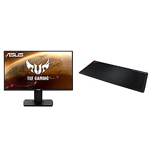 ASUS TUF Gaming 28” HDR Gaming Monitor 4K & ROG Scabbard Mouse Pad