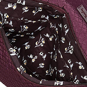 Vera Bradley Women's Microfiber Turnabout Crossbody Purse, Indiana Rose, One Size