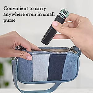 Bamboo Charcoal Folding Toothbrush for Travel Camping Holidays 2 Pack