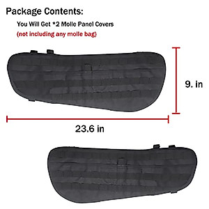 X3 Door Bag, Door Mat Capable of Hanging Molle Bag and Molle Panel Cover with Storage Function, Compatible with the Left and Right Sides of the Front Door of 2017 2018 2019 2020 2021 Can Am X3 Maverick X RS DS Max Turbo R Left Accessories