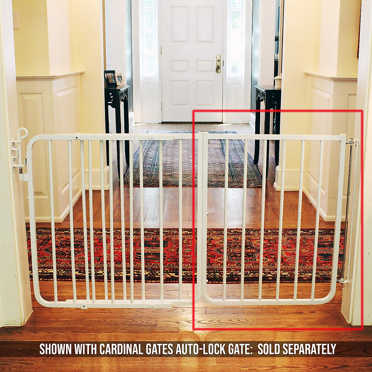 Cardinal Gates 21.75" Extension for Stairway Special Gate and Auto Lock Gate, White