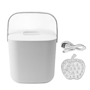 Asixxsix Mini Countertop Dishwasher, 360 Degree Deep Full Handheld Portable Dishwasher 15 Minute Timing Shut Off Multifunctional Portable Washing Machine with Suction Cup for Home