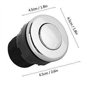 Tyenaza Air Pressure Switch, Waterproof Air Pressure Bath Switch, Tub Spa Massage Bath Garbage Waste Disposal Toy Air Switch Push Button, Easy Install Multipurpose Pneumatic