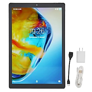 Vikye HD Tablet, 10 Inch HD IPS Display Tablet, 2.4G/5G Dual Band WiFi Gaming Tablet Octa Core 4GB RAM 64GB ROM, 5000mAh Battery