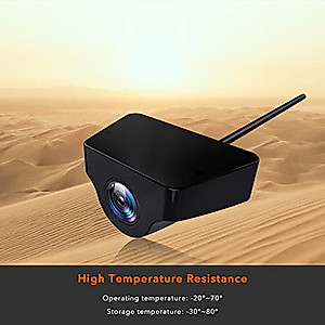 WOLFBOX Upgraded WDR Rear Camera for G840S / G930 / G850 / G900 / D07, 1080P Waterproof AHD Car Rear View Camera