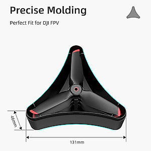 Anbee Propeller Storage Case Props Carrying Case Protective Box Compatible with DJI FPV Drone (2PCS)