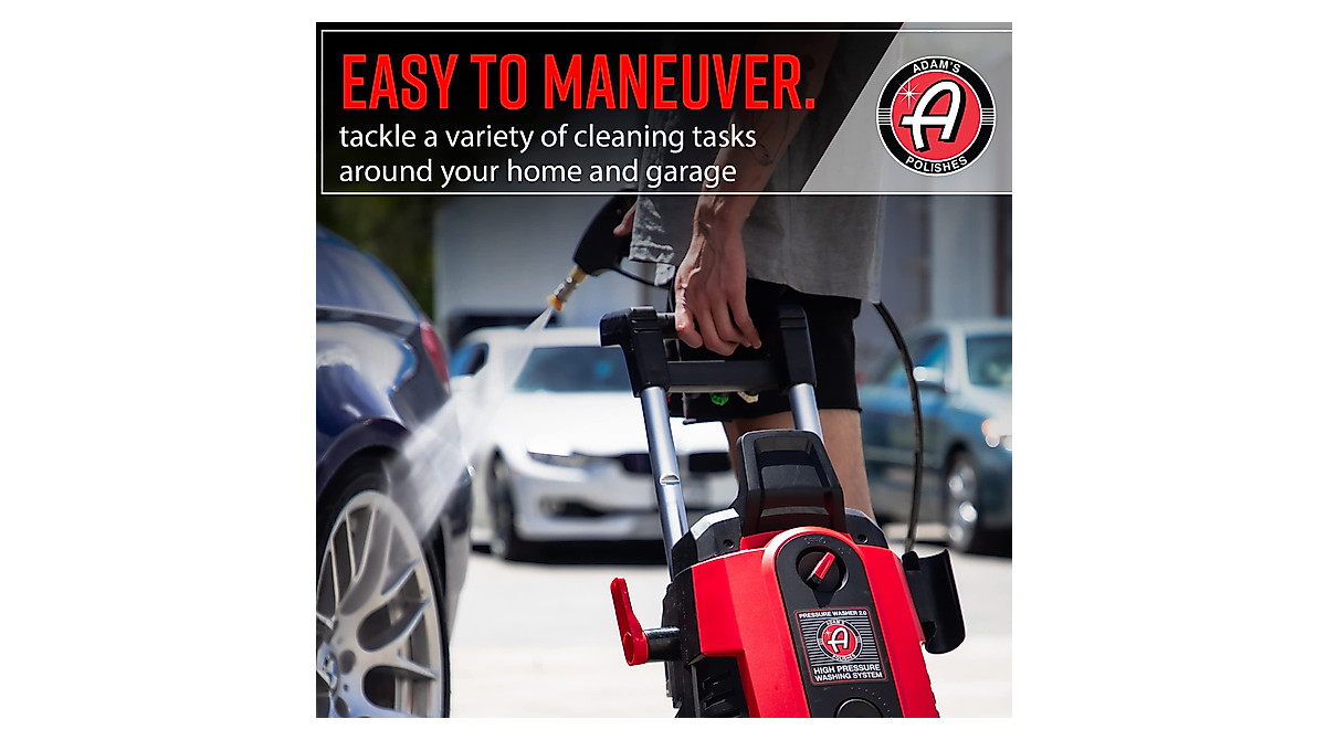 Adam's Polishes Electric Pressure Washer 2.0, Powerful 1.4 GPM 2000 PSI ...