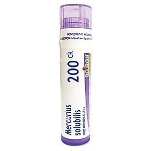 Boiron Mercurius Solubilis 200CK, 80 Pellets, Homeopathic Medicine Sore Throat