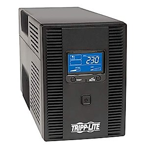 Tripp Lite Smart UPS LCD 1500VA Tower Line-Interactive 230V, 900W, 8 C13 Outlets, 2-Year Warranty (SMX1500LCDT)
