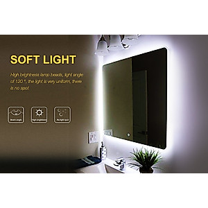 ViLSOM Led Vanity Mirror Lights Kit, 13ft/4M 240 LEDs Make-up Vanity Mirror Light for Vanity Makeup Table Set with Dimmer and Power Supply, Mirror not Included