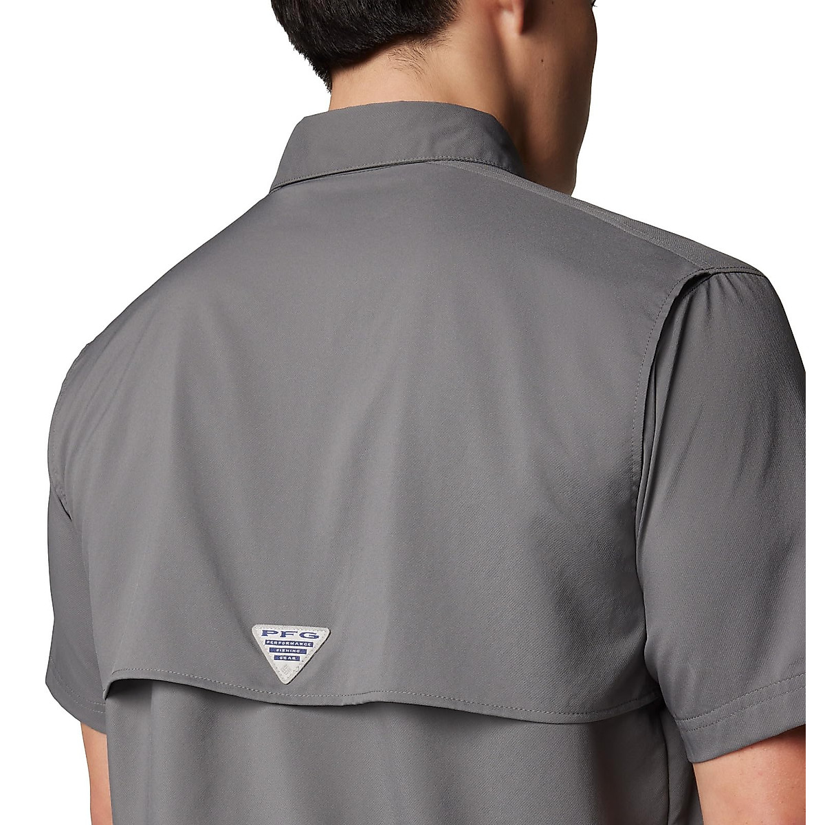 Columbia Men's Standard Blood and Guts IV Woven Short Sleeve, City Grey, XX-Large