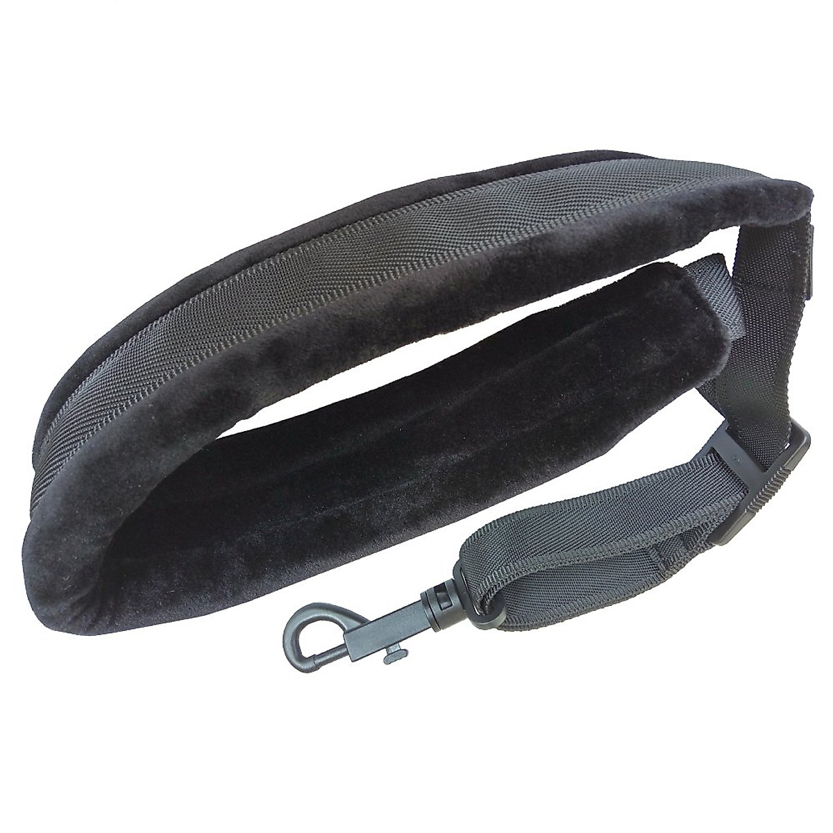 Xinlink Professional Black Soft Padded Saxophone Neck Strap with Snap Hook for Alto Tenor Soprano Baritone Sax Music Accessories