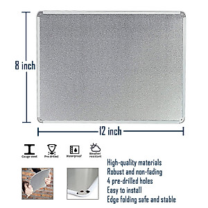 Funny Beware Of Dog Sign - 8x12 Inch Tin Sign For Fence Warning