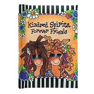 Blue Mountain Arts Mini Book (Kindred Spirits, Forever Friends)—Birthday Gift, Encouragement Gift, Women Friendship Gift, or Gift for Her by Suzy Toronto, 4 x 3 inches