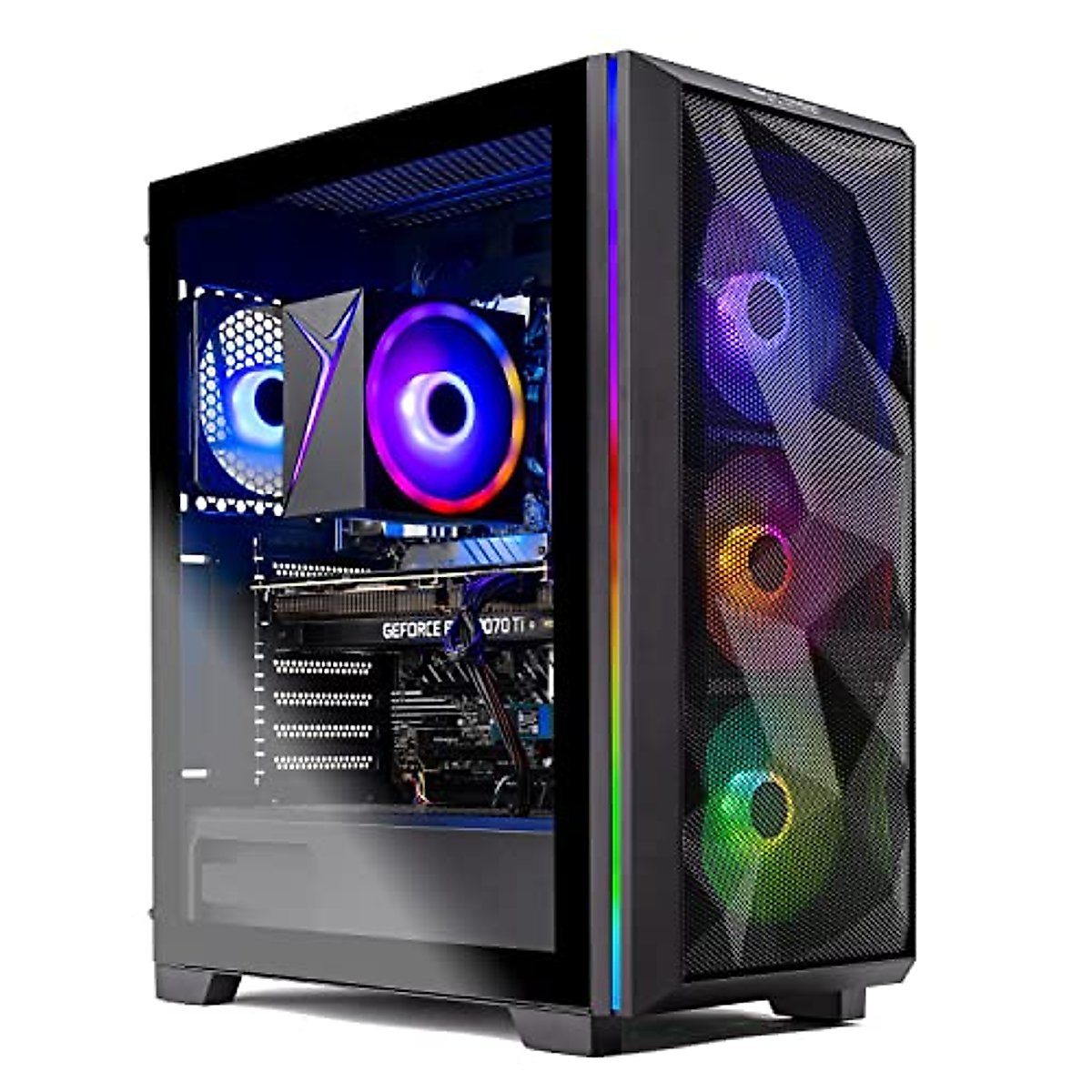 Skytech Chronos Gaming PC Desktop – INTEL Core i7 12700K 3.6 GHz, RTX 3080, 1TB NVME SSD, 32G DDR5, 750W GOLD PSU, AC Wi-Fi, Windows 10 Home 64-bit