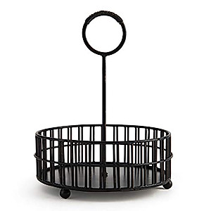 Scott Living Oasis Linear Condiment Caddy, 11.25-Inch, Black