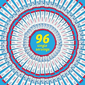 Wyler's Light Singles To Go Powder Packets, Water Drink Mix, Raspberry, 8 Packets per Box, 96 total Packets (Pack of 12)