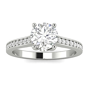 3/4ctw Diamond Engagement Ring in 10k White Gold