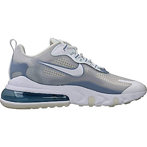 Nike Air Max 270 React Mens Running Trainers CT1265 Sneakers Shoes (UK 11 US 12 EU 46, White Pure Platinum 100)