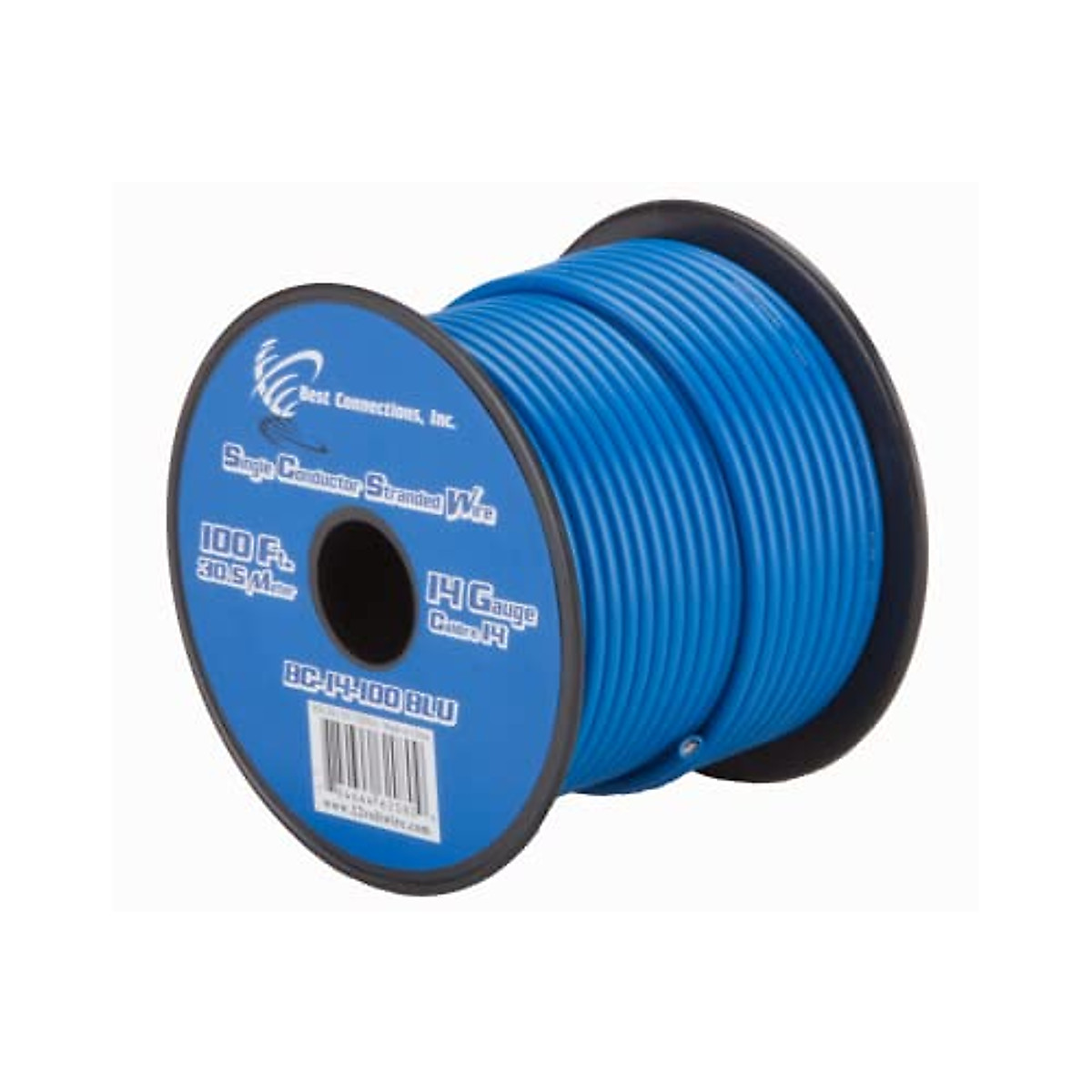 Audiopipe One roll 14 GA Gauge 100 feet Blue Car Audio Home Primary Remote Wire