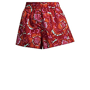 adidas,Womens,Farm Shorts,Bold Red/White,X-Large