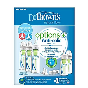 Dr. Brown's Options Narrow Feeding Set, Clear - Packaging may vary