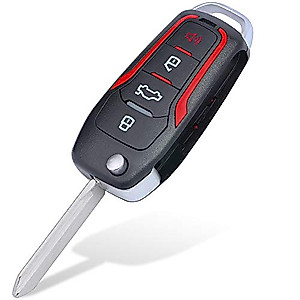 Keymall keyless Entry Replacement Car Key Fob Remote Transmitter 4D63 for Ford, Lincoln, Mercury CWTWB1U345