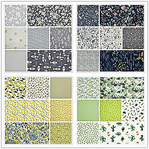 SZRUIZFZ 12 x 12 inches Print Cotton Precut Craft Fabric Bundle Squares for DIY Sewing Scrapbooking,Quilt Fabric Squares for Masks (30cm x 30cm) 28Pcs