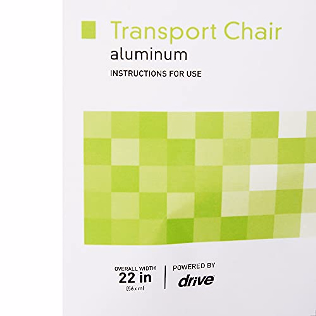 McKesson Transport Wheelchair, Lightweight, Aluminum, Blue Finish, 300 lbs Weight Capacity, 1 Count