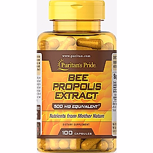 Puritans Pride Bee Propolis 500 Mg, 100 Count