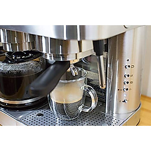 Espressione Combination Stainless Steel Espresso + Coffee Maker, 10 cups