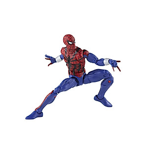 Spider-Man Marvel Legends Series 6-inch Ben Reilly Action Figure Toy, Includes 5 Accessories: 4 Alternate Hands, 1 Web Line FX