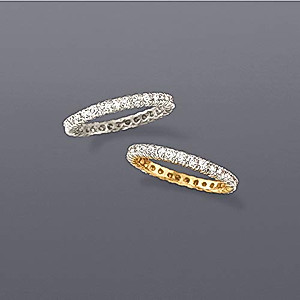 Ross-Simons 1.00 ct. t.w. Diamond Eternity Band in 14kt Yellow Gold. Size 6