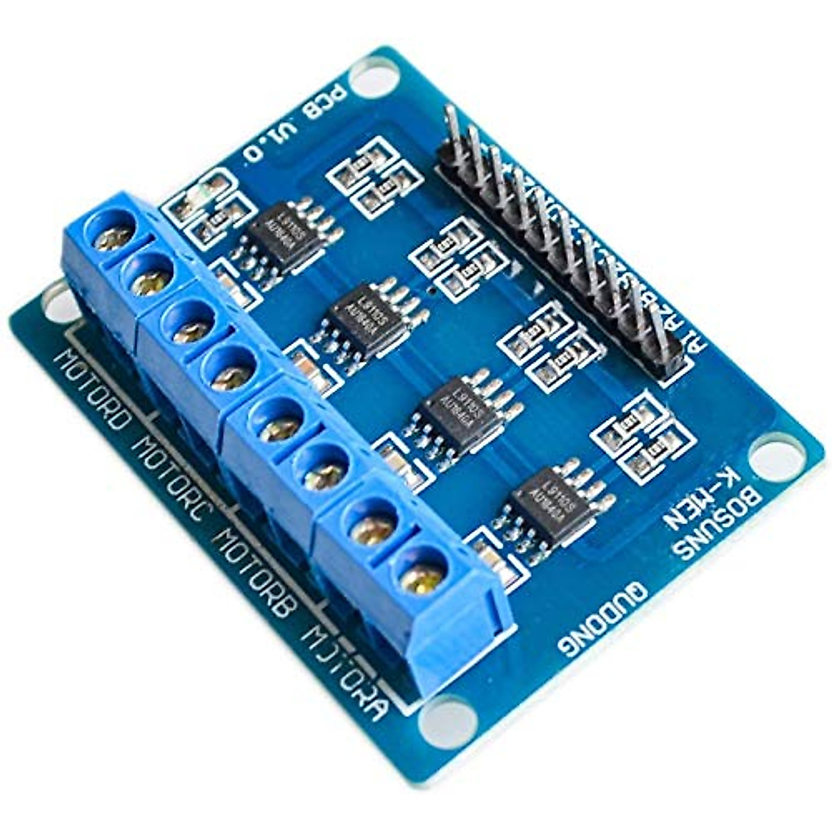 ZYM119 10PCS/LOT L9110S 4 Channel Drive DC Motor Drive Board Motor Drive Module Smart car 4-Way Driver Circuit Board