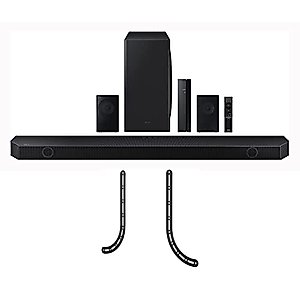 Samsung HW-Q910B 9.1.2ch Soundbar with Subwoofer and Rear Speakers with a Walts SOUNDBAR-Mount for Compatible Soundbars Under 15lb (2022)(Used)