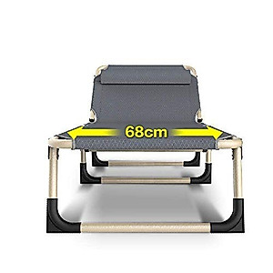 Folding Garden Sun Lounger Chair, Desks and Chairs Folding Sunbeds, Flat Sun Loungers, Adjustable Backrest Outdoor Recliner Needed (Navy)