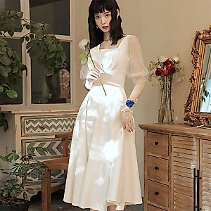 Snadulor 1 Pcs Wrist Flower,Wedding Bridesmaid Bride Wrist Corsage Decoration Hand Flower,Royal Blue