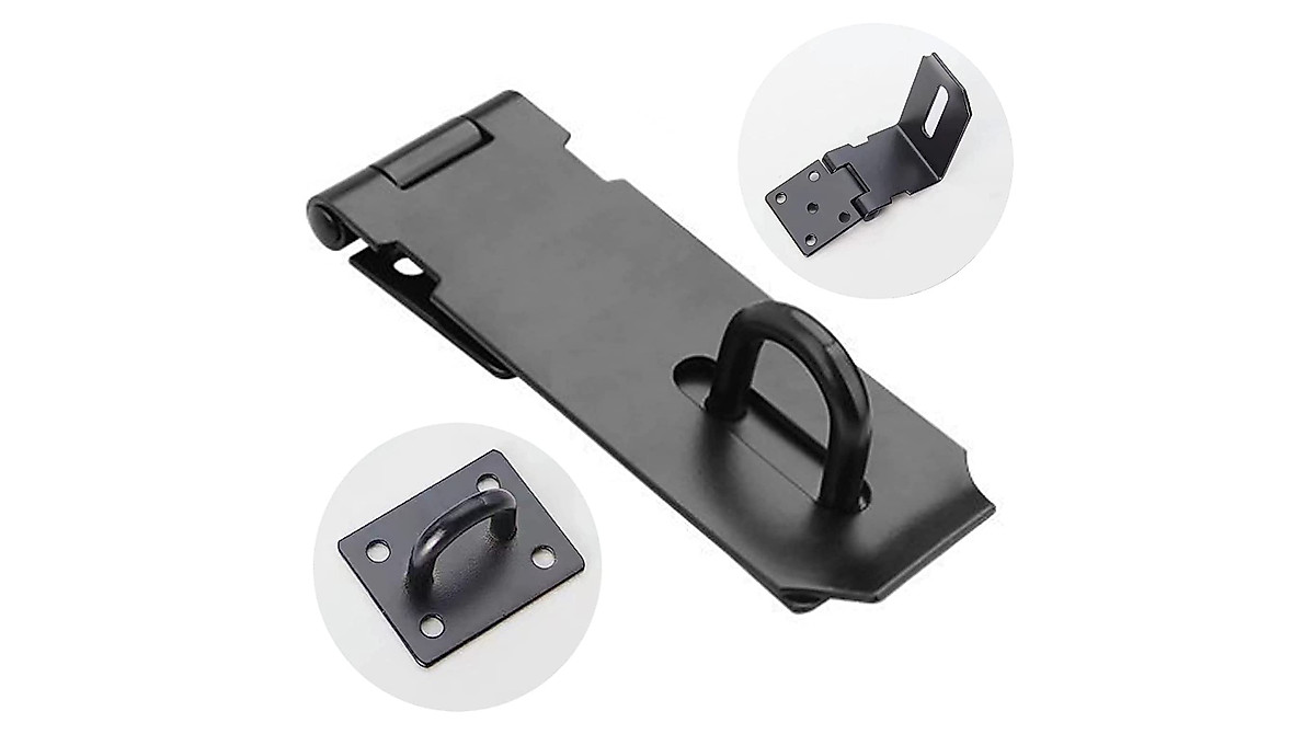 Stainless Steel 4-Inch Padlock Hasp for Doors & Cabinets | Secure & Durable