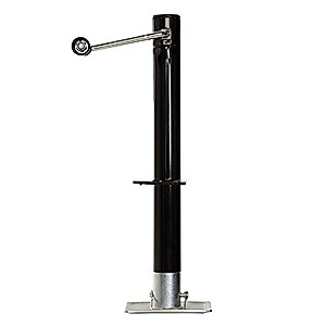 Side Wind Trailer Jack | 5000lb Capacity A-Frame | 14 4/5" Travel | Excellent Powder Coating | Great for Trailers, Campers, Boats, & More | BJ-5000SW-1