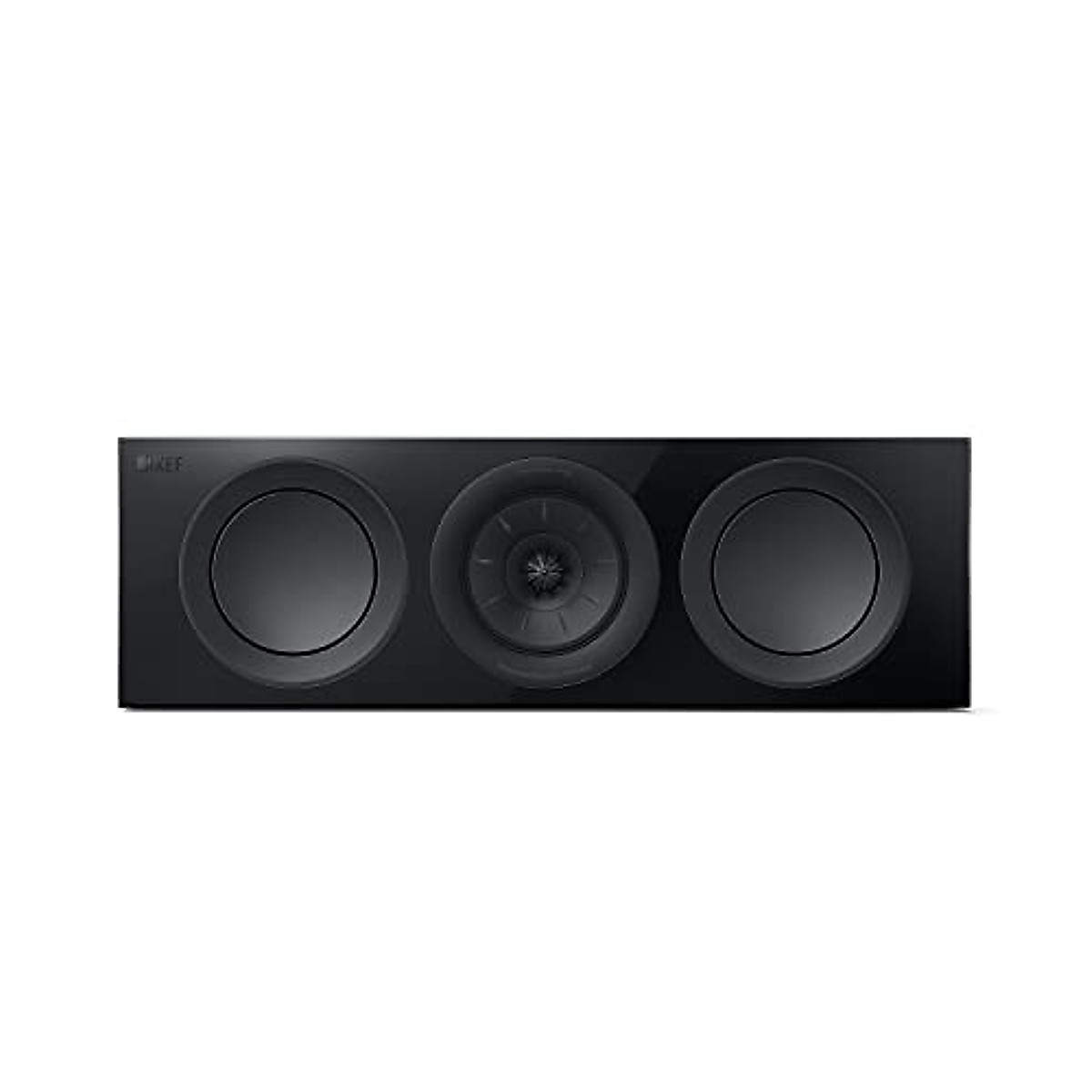 KEF R2 Meta Compact 3 Way Center Channel Speaker (Gloss Black)