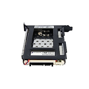 StarTech.com 2.5in SATA Removable Hard Drive Bay for PC Expansion Slot - Storage bay adapter - black , TAA (S25SLOTR)
