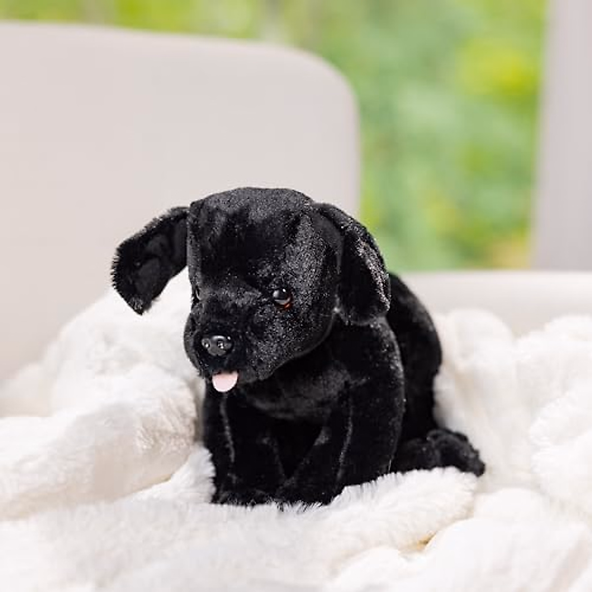 Melissa & Doug Benson Black Lab - Stuffed Animal Puppy Dog - Extra Large, Plush, Black Dog For Ages 3+