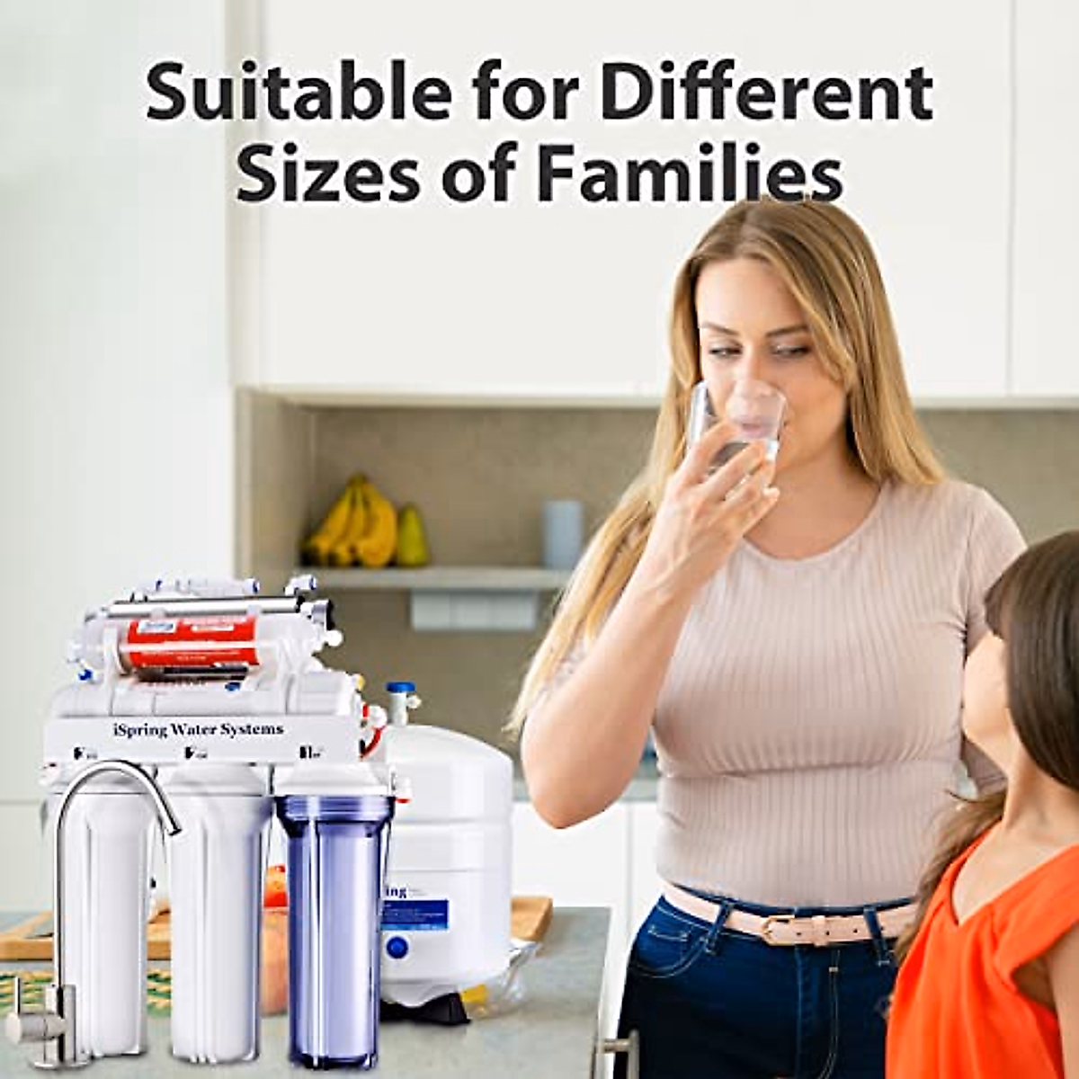 iSpring RCC7AK-UV, NSF Certified, 75GPD 7-Stage Under Sink Reverse ...