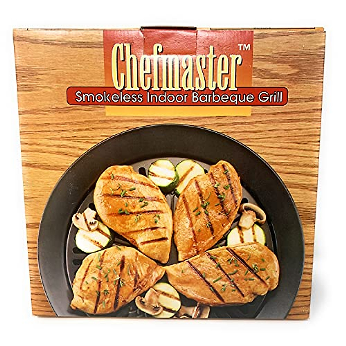 Chefmaster 13-Inch Smokeless Stovetop Barbecue Grill