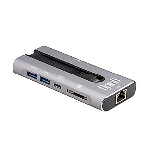 UPTab USB C 3.2 Gen 2 10Gbps 4K 60hz HDR Power Delivery 100W Hub - Compatible with Thunderbolt 3 New MacBook Pro 16in/Air iPad Pro iMac Mac Mini