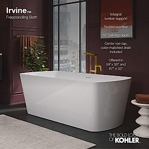 Kohler K-26080-0 Kohler K-26080 Irvine 67" x 31-1/2" Freestanding Bath