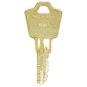 HON 109R Replacement Keys: 2 Keys