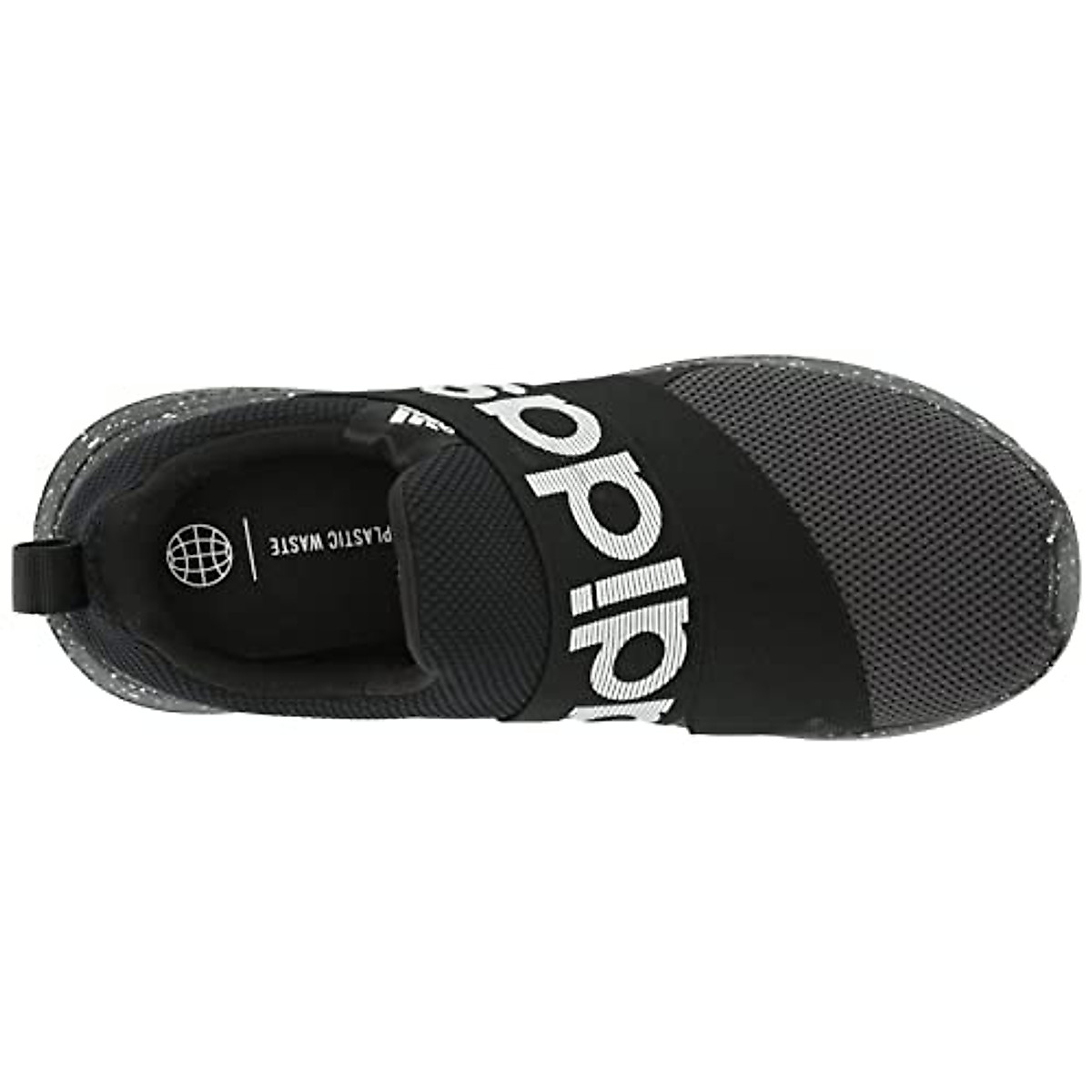 adidas Men's Lite Racer Adapt 6.0 Sneaker, Core Black/Core Black/White, 13