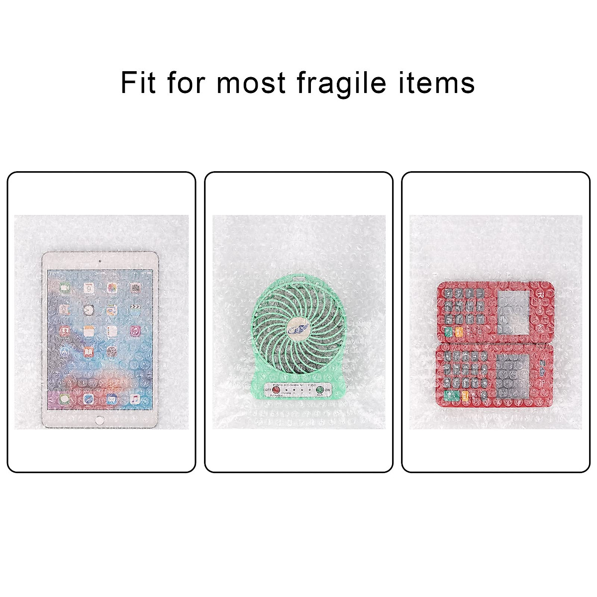 50Pcs Bubble Out Bags Pouches 8"x 10" Bubble Pouches Cushioning Packaging Bags, Double Walled Cushioning Bags Thickening Shockproof Foam Bags for Moving, Shipping, and Storage