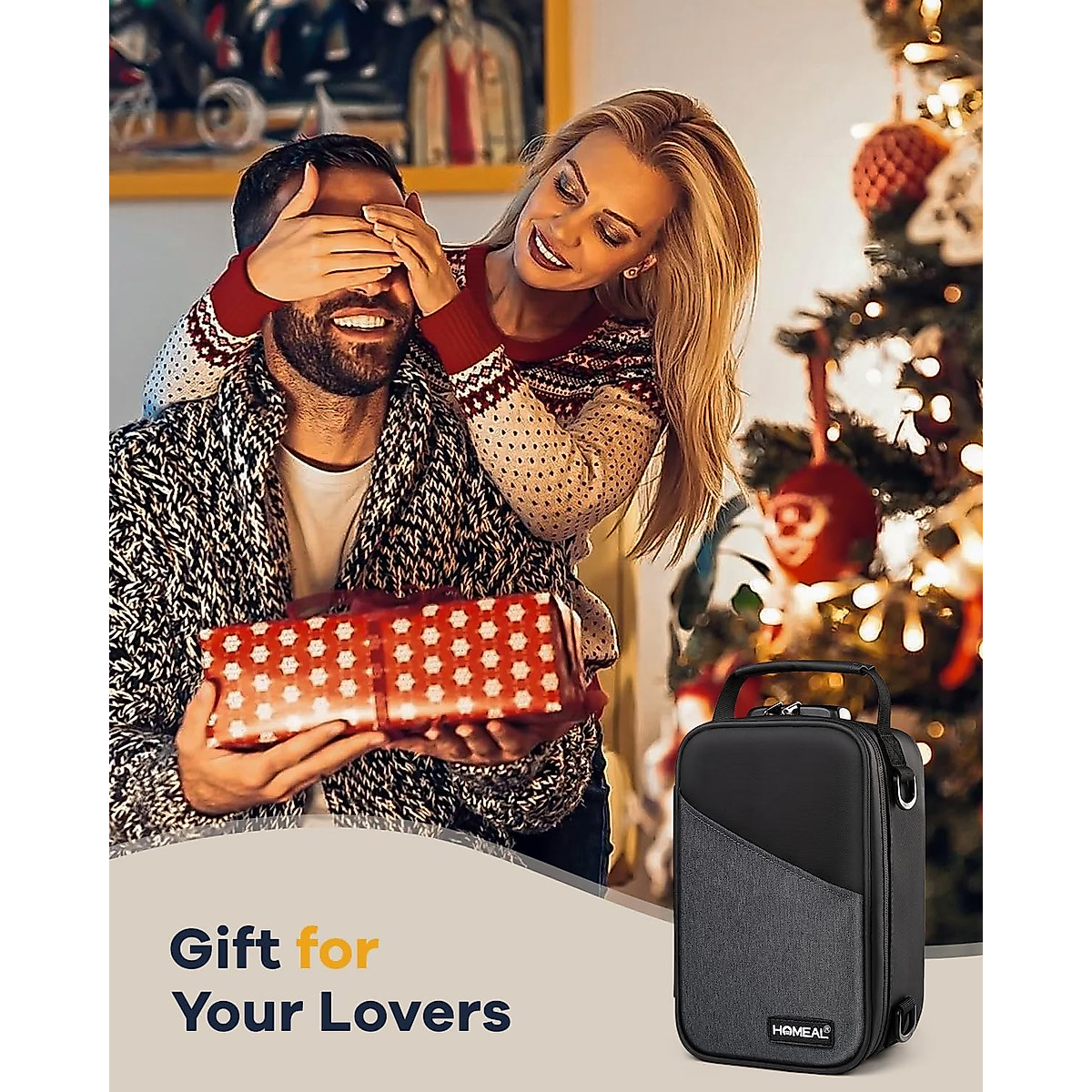 HOMEAL Smell Proof Bag,Smell Proof Stash Box，Smell Proof Containers with Combination Lock,Smell Proof Box,Smell Proof Stash Bag for Storage and Travel Gift for Men/Women